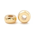 202 Stainless Steel Beads Disc/Flat Round Real 18K Gold Plated 4x2mm ...