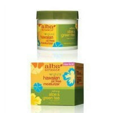Alba Botanica Face Cream Moisture, Refining Aloe & Green Tea Hawaiian ...