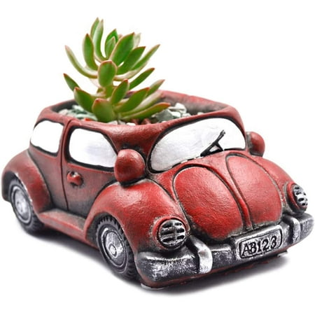 Creative Car Planter Cement Vintage Succulent Planter Mini Plant ...