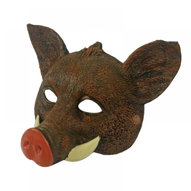 Wild Boar Mask Animal PU Foam Full Head Realistic Masks Fancy Dress for ...
