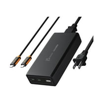 J5Create JUP37185 185W GaN USB C And USB A 3 Port Laptop Super Charger ...