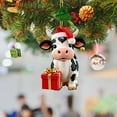 2D Acrylic Cow Farm Animal Hanging Ornament For Ceiling Wall Door ...