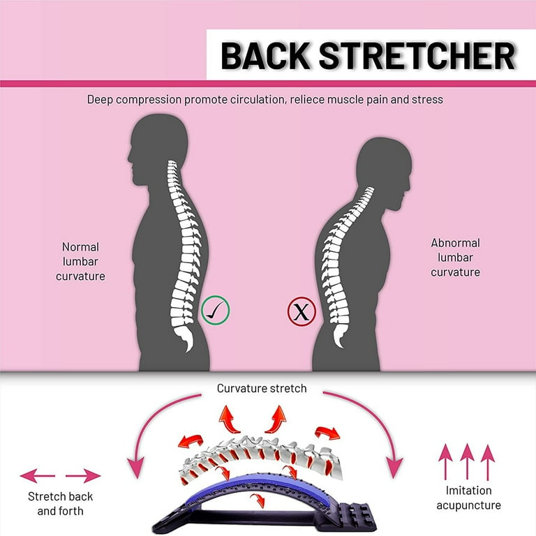 Lower Back Stretches Chart