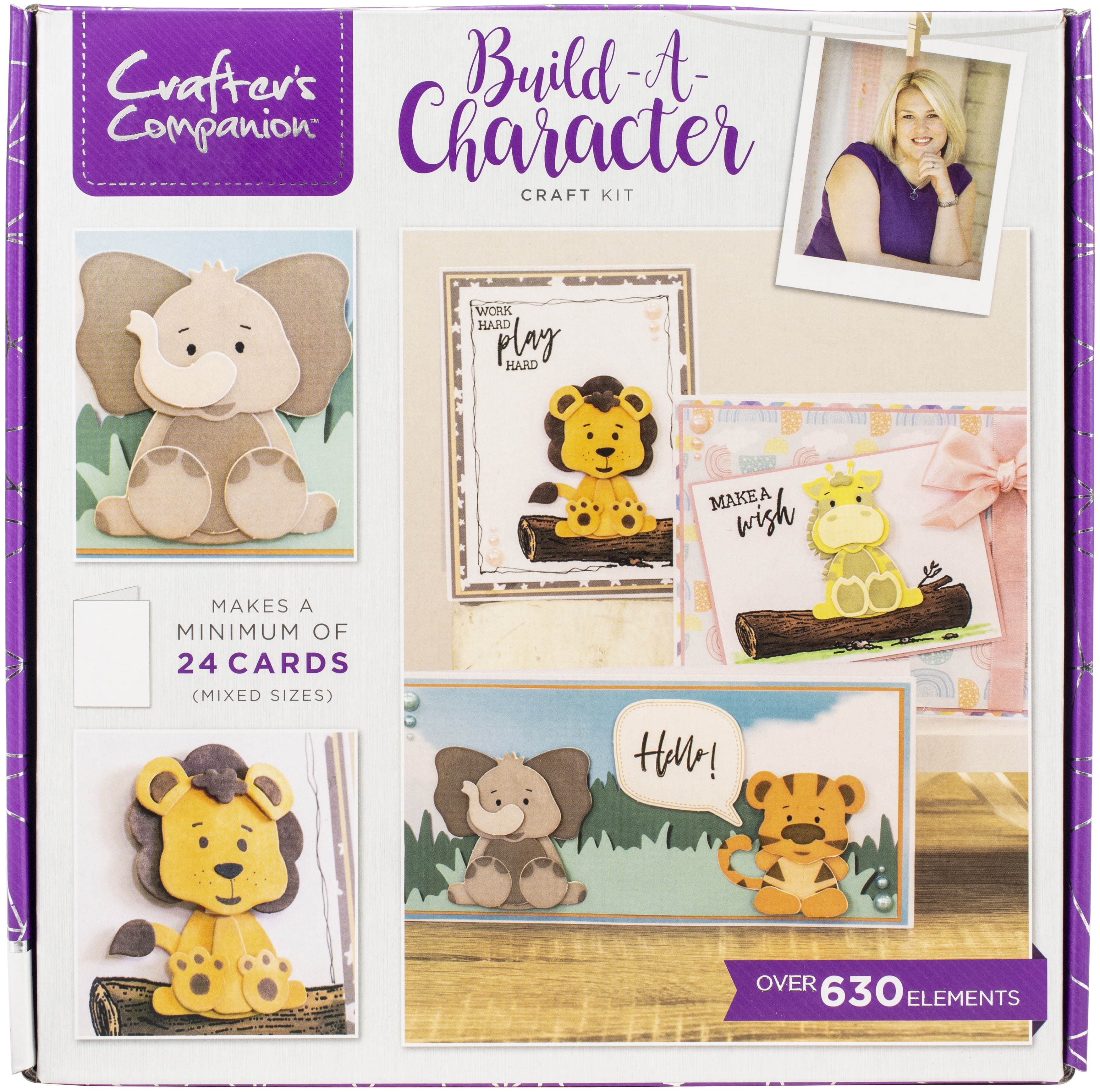 Crafter's Companion Craft Box Kit, Build A Character Dies - Walmart.com