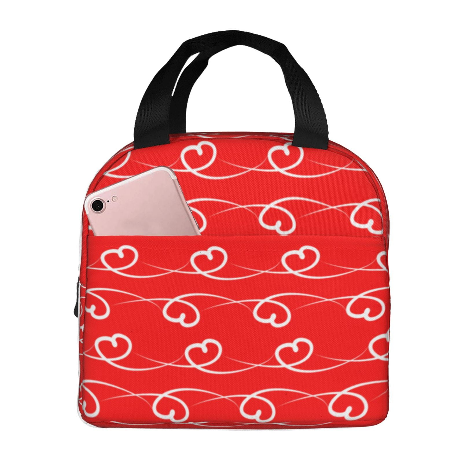 Reusable Lunch Bag, Insulated Lunch Bag for Women Men - Romantic ...
