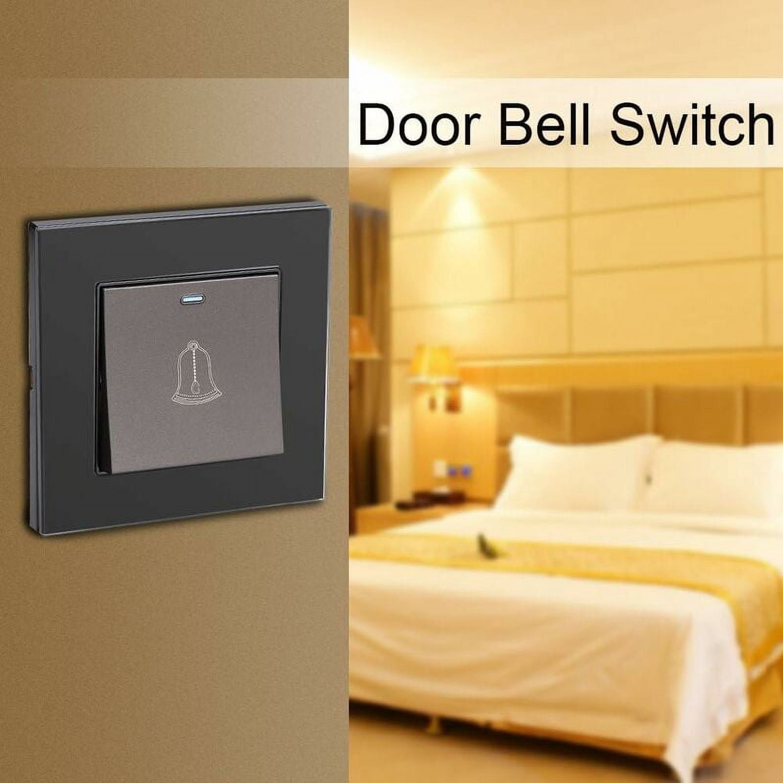Botón de timbre para exteriores, interruptor de timbre con panel de ...