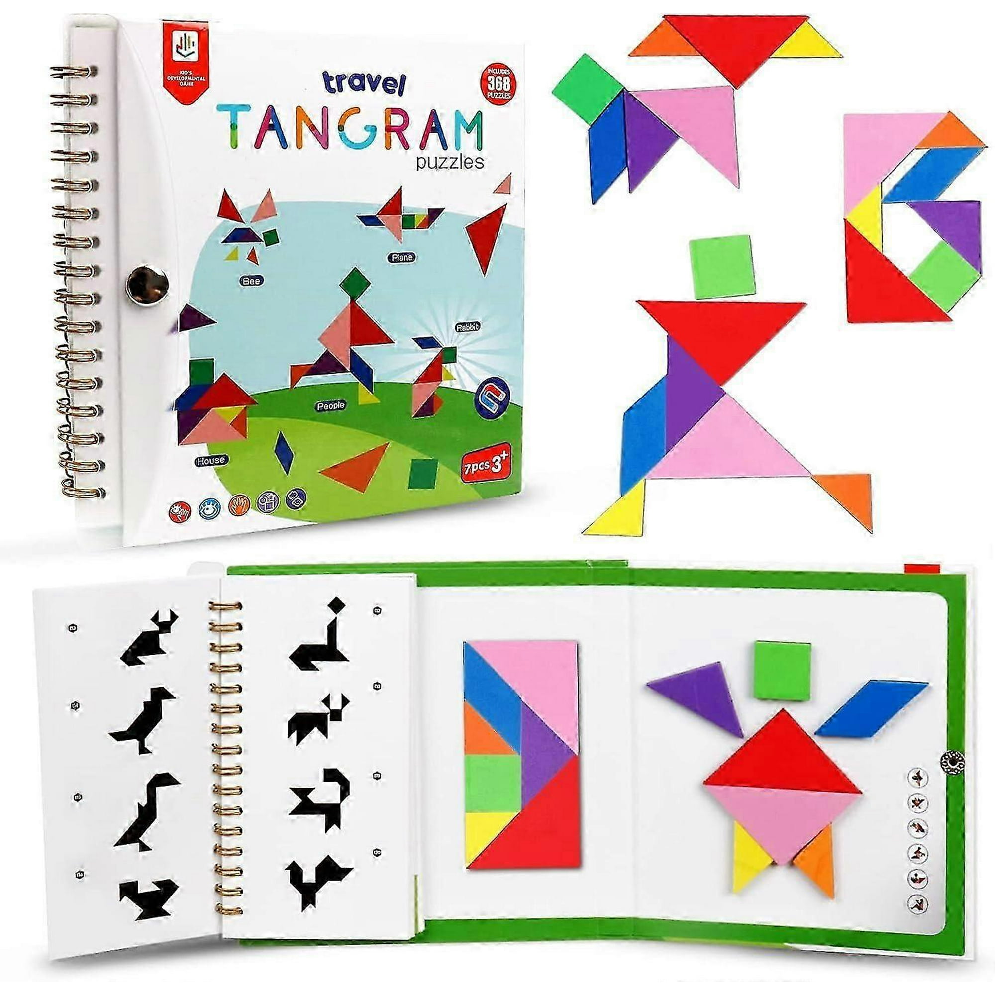Click here for Bgnaty Travel Tangram Puzzle Magnetic Puzzle Book... prices