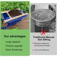 Large Soil Sifter,Rock Sifter, Soil Sifter for Gardening,Compost Sifter ...