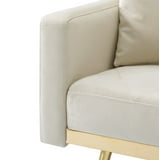 BSHTI 67.7 inch Adult Futon Sofa Bed,Modern Velvet Adult Sofa Couch ...