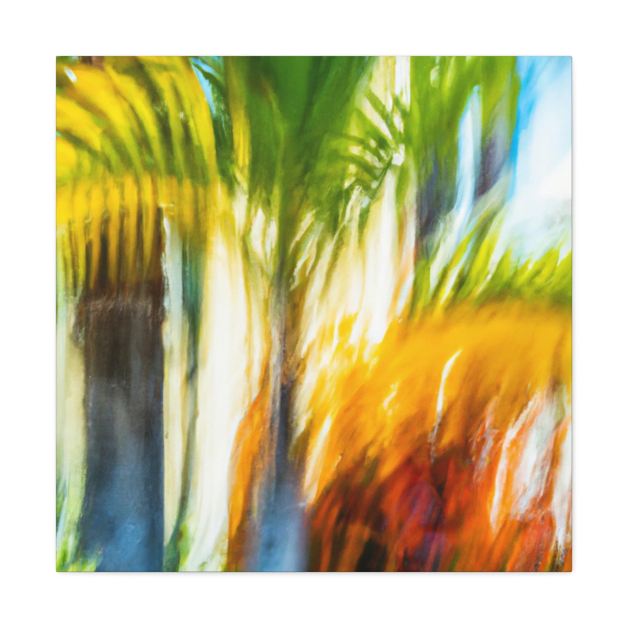 Palm Tree Fauvism - Canvas - Walmart.com