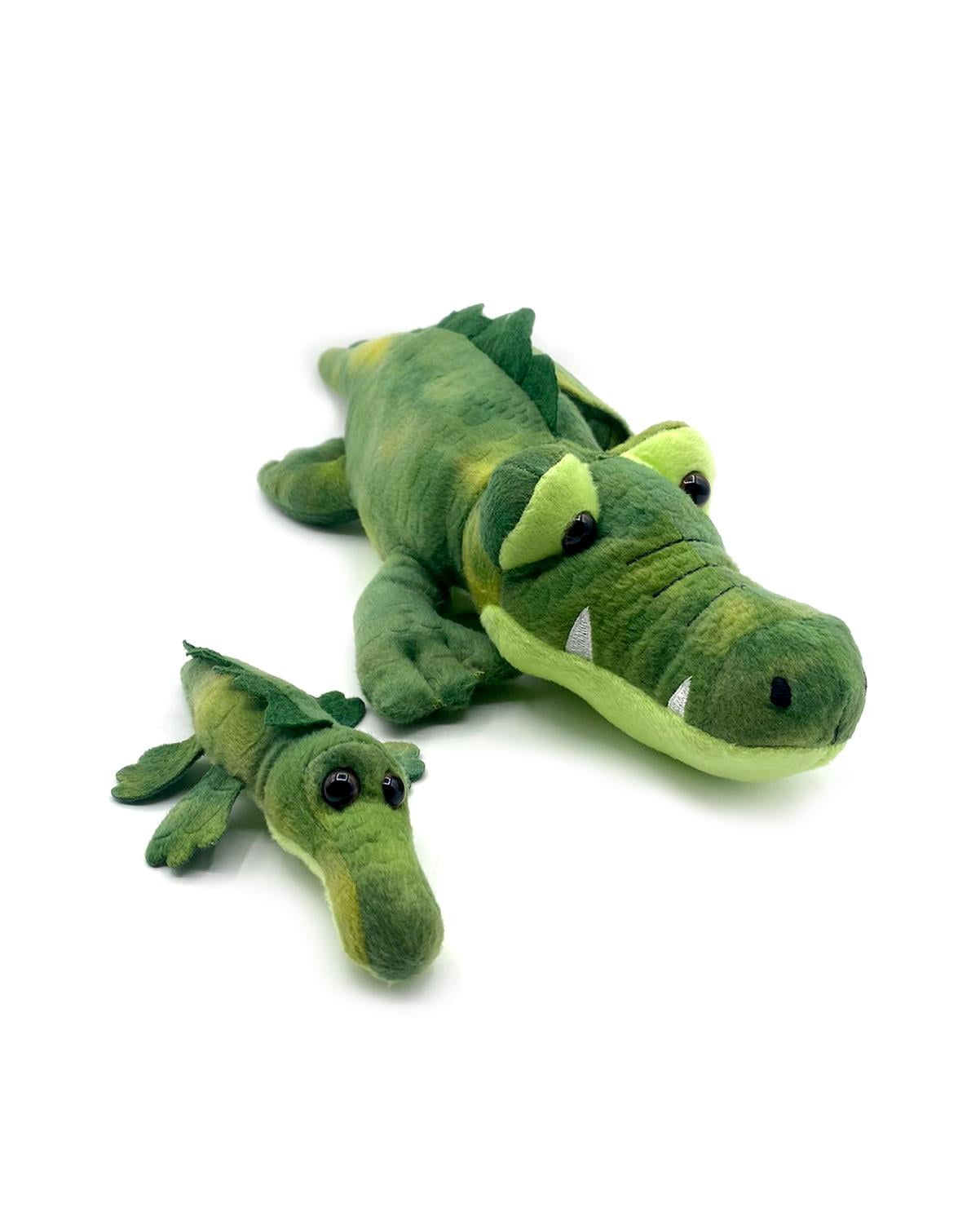 Soft Plush Alligator With Pouch And Mini Pup, Alligator, Size: One Size ...