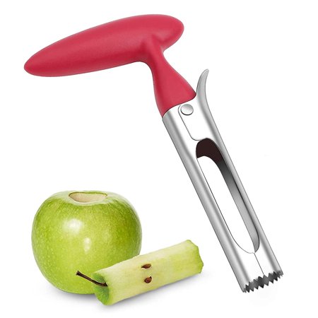 Apple Corer With Handle And Sharp Stainless Steel Teeth Red | Walmart ...