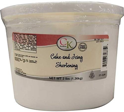 CK Products 77-326 Cake and Icing Shortening Tub, White 3 LBS - Walmart ...