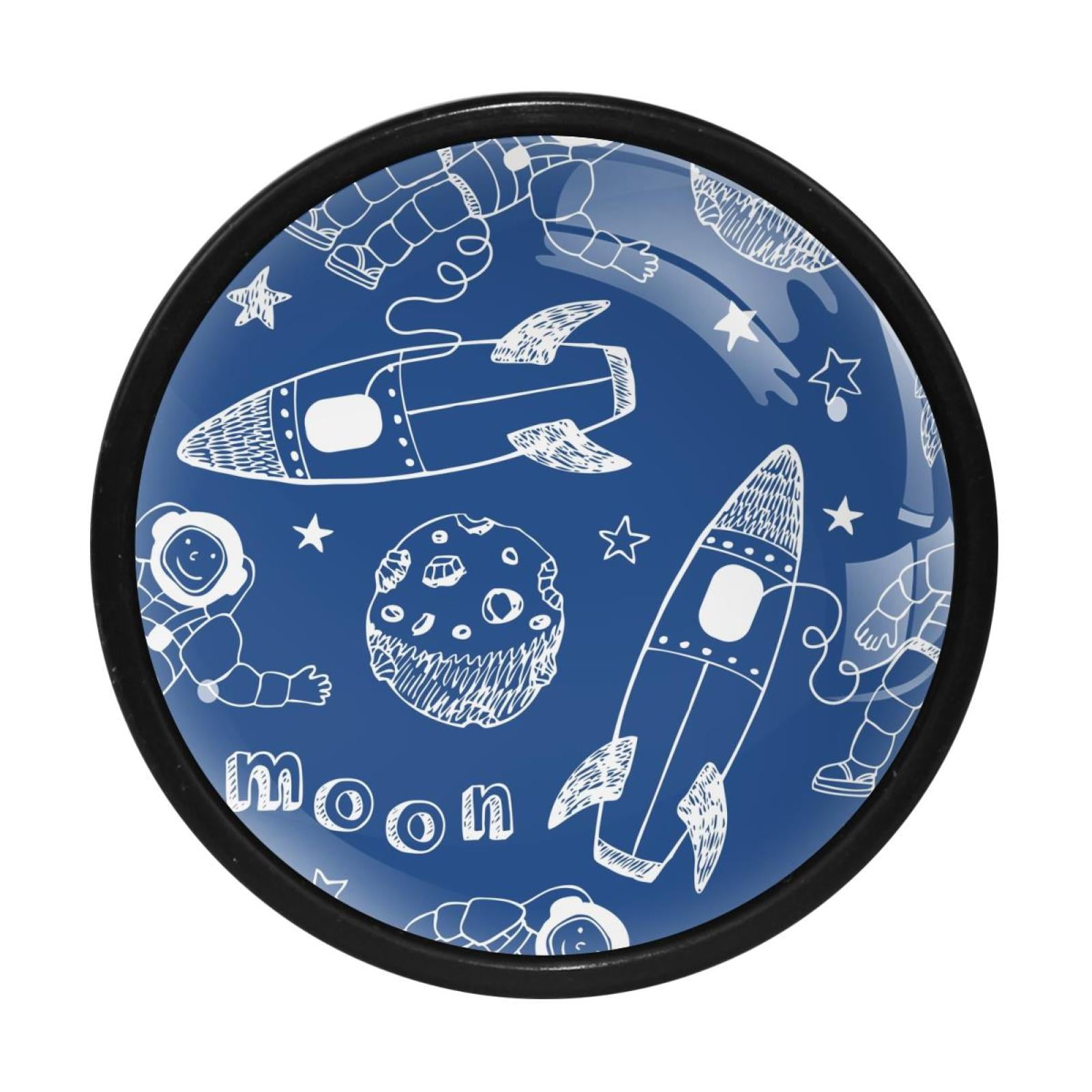 4 Pcs Rockets Knobs for Kitchen Cabinet Cupboard Dresser Bookcase ...