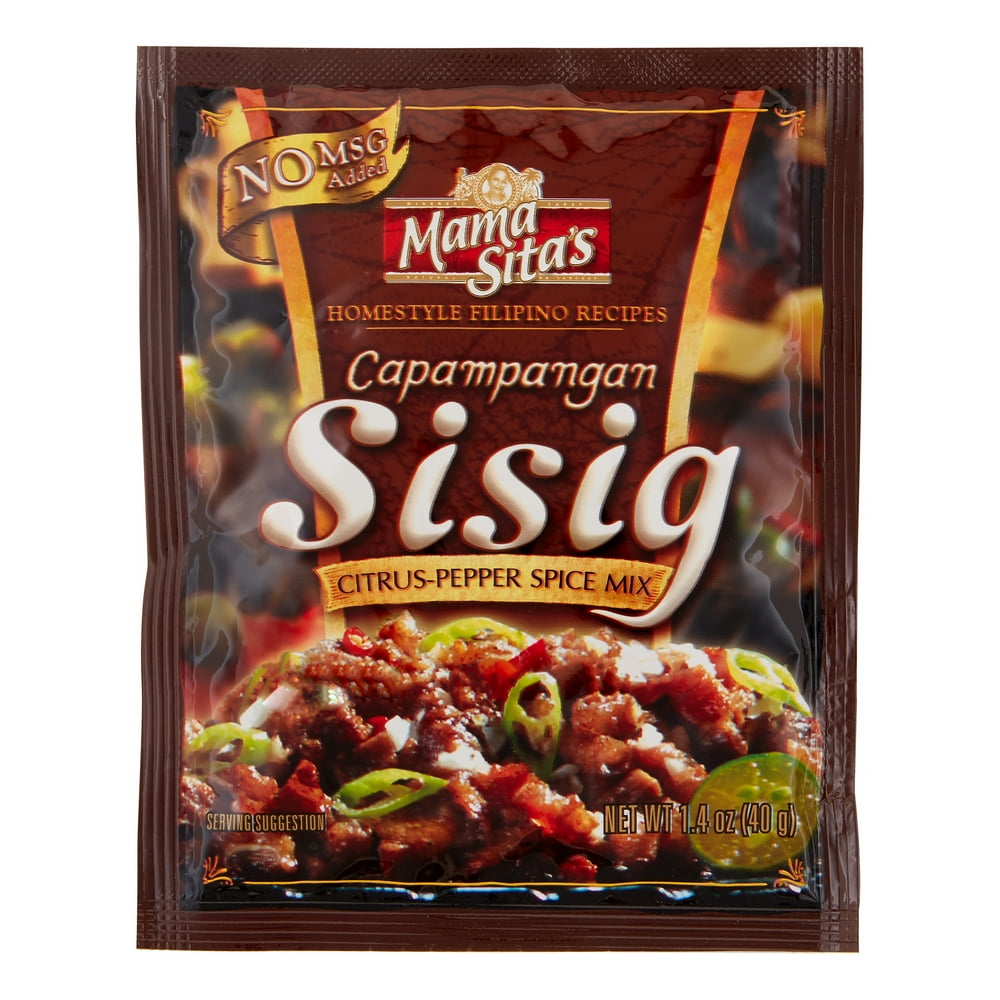 Mama Sita Citrus Pepper Spice (Sisig) Mix, 40 Gram - Walmart.com ...