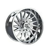 22x9 MKW M120 Chrome Wheel 5x4.5 (35mm) - Walmart.com