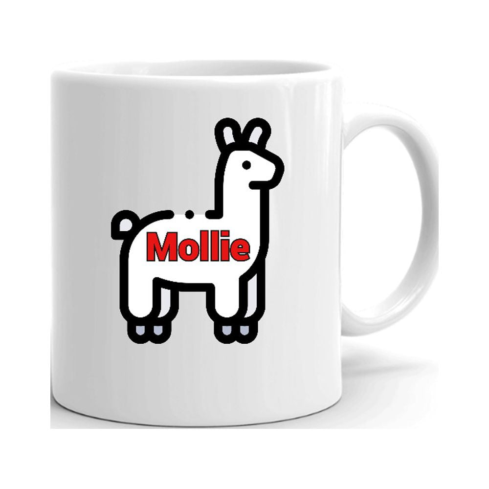 Llama Mollie Ceramic Dishwasher And Microwave Safe Mug - Walmart.com