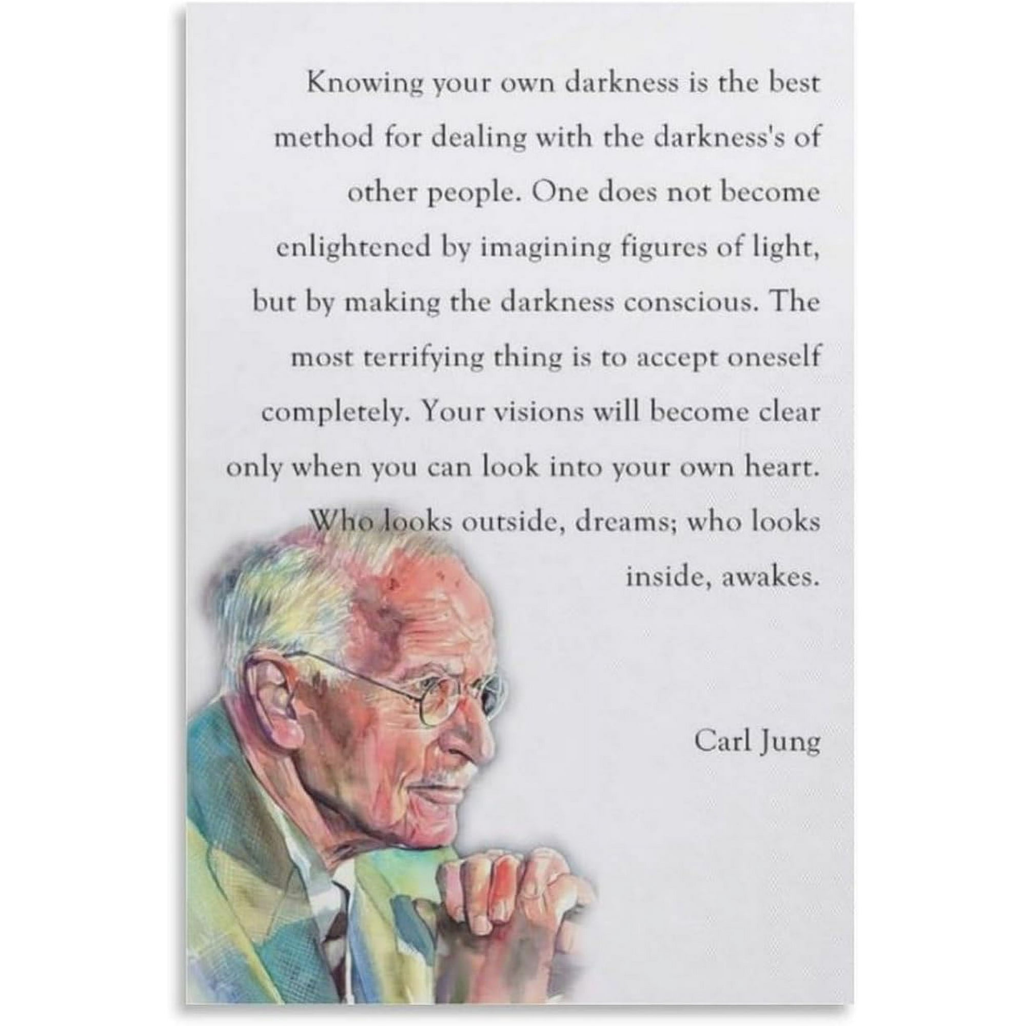 Click here for Pphaosho Carl Jung Carl Jung Quotes Poster Framele... prices