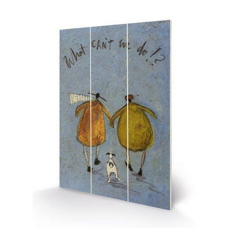 Sam Toft What Can´t We Do!? Wood Mini Plaque | Walmart Canada