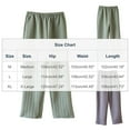 BiZtdJrK Mens Solid Sleep Bottoms Textured Plaid Elastic Waist Pajama ...