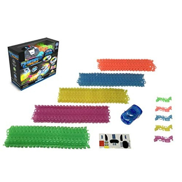 Mindscope Twister Tracks Neon Glow in The Dark 221 Piece (11 feet) of ...