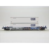 Lionel CSX Husky Stack #620365 with Graffiti O Gauge - Walmart.com