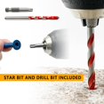 1/4" x 1-3/4" Concrete Screws, Anchoring to Masonry, Brick, Block ...
