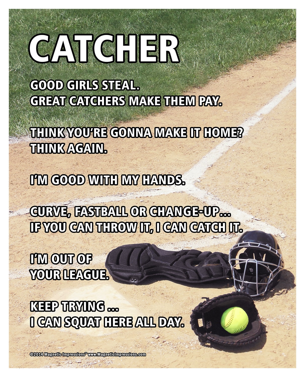 Softball Sayings For Catchers