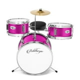 Ashthorpe 3-Piece Junior Drum Set - Kids Musical Instrument with ...