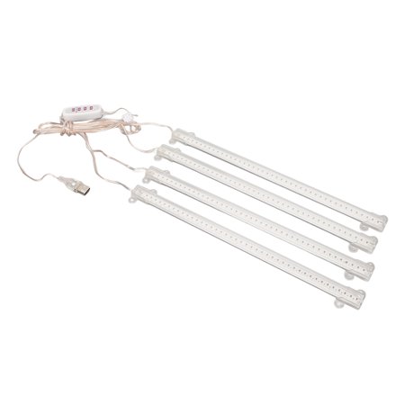 Indoor Grow Lights, 4 Heads Full Spectrum Adjustable Brightness Plant ...