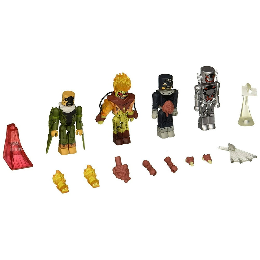 Marvel Minimates Villain Zombies Minifigure 4-Pack [Set #3] - Walmart ...