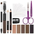 SHANY Brow Chicka Brow Eyebrow Set - 17 Piece Eyebrow Makeup Kit with ...