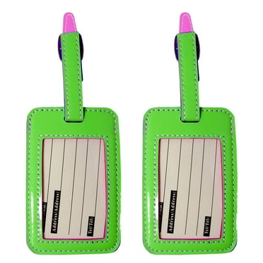 Colorful Luggage Tags/Card Holder/Bag Tags/ID Tags - 2 Set (Disco Floor ...