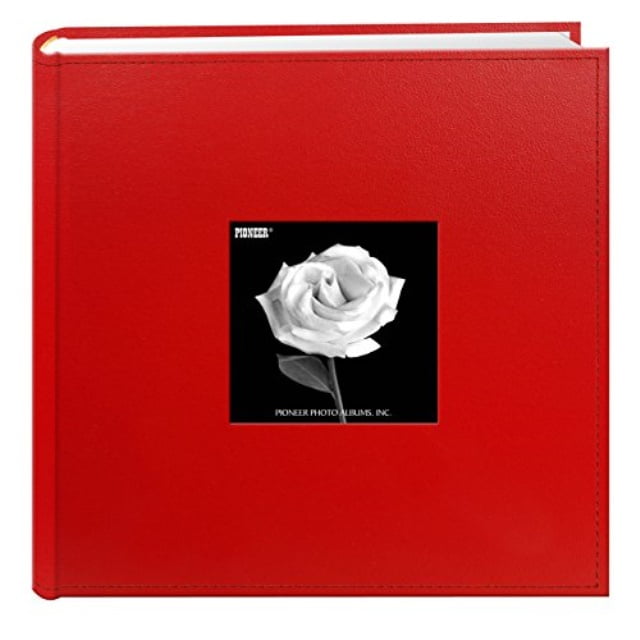 Pioneer Photo Albums 200-Pocket Sewn Leatherette Frame Cover Photo ...