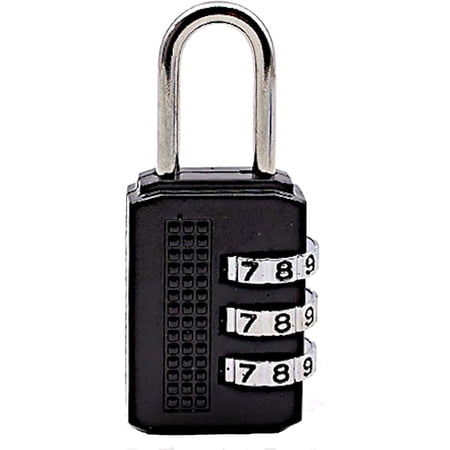 Keyless 3-digit combination padlock easy to set up your own padlock ...