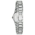 Bulova Women's Crystal Silver Stainless-Steel Quartz Watch 96L170 - Walmart.com