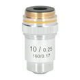 20.2mm RMS 10X Achromatic Objective, Clear, High,Power Microscope Lens ...