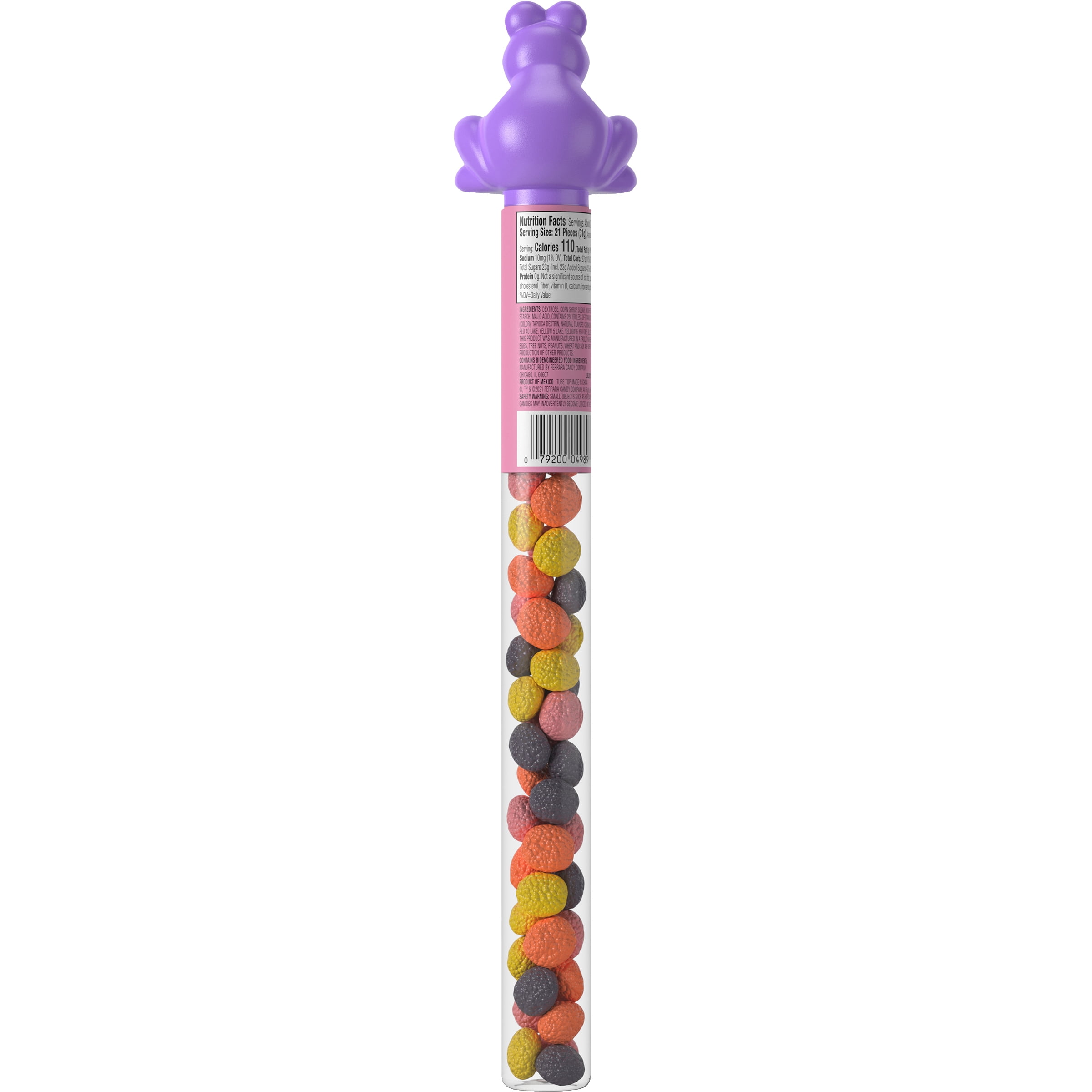 Big Chewy Nerds Valentine's Day Filled Tube with Character Topper, 2.36 ...