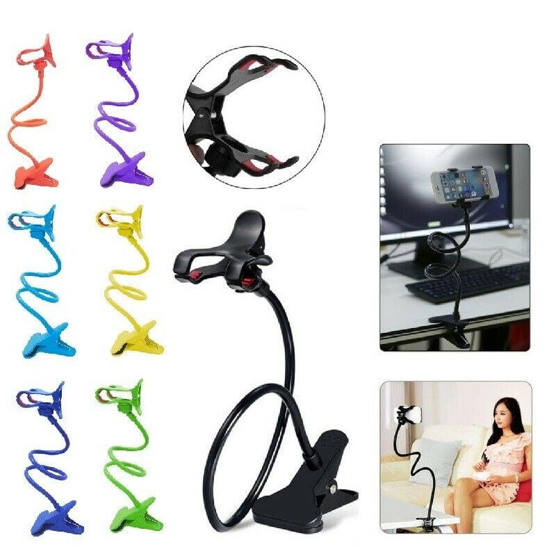 Universal 360 Mount Bracket Clamp Stand Flexible Clamp Mount Lazy Stand ...