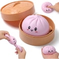 Random Color Single Piece Multi Design Squishy Dumpling Toy with Soft ...
