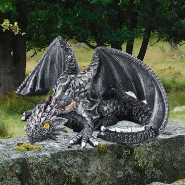 Design Toscano Biker Dragon on Skeleton Chopper Statue - Walmart.com