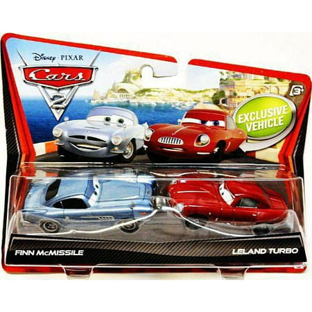 Disney Cars 2-Packs Finn McMissile & Leland Turbo Diecast Car 2-Pack ...