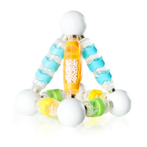 Guidecraft Grippies Shakers - 20 Piece Magnetic Building Set, Sensory ...