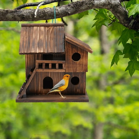 Smart Squirrel House with Camera Solar Powered, 1080P HD Wooden ...