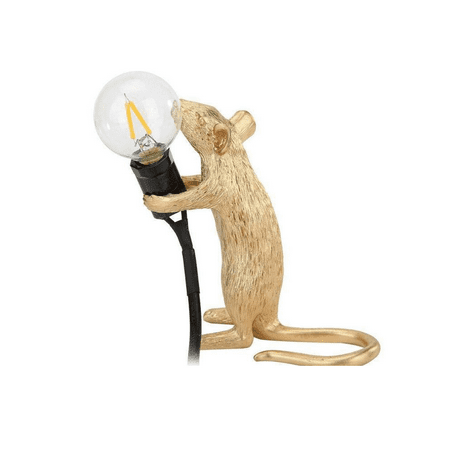 Dinohhi MODERN LED LAMPS RESIN LED Night Light Table No bulb(Golden ...