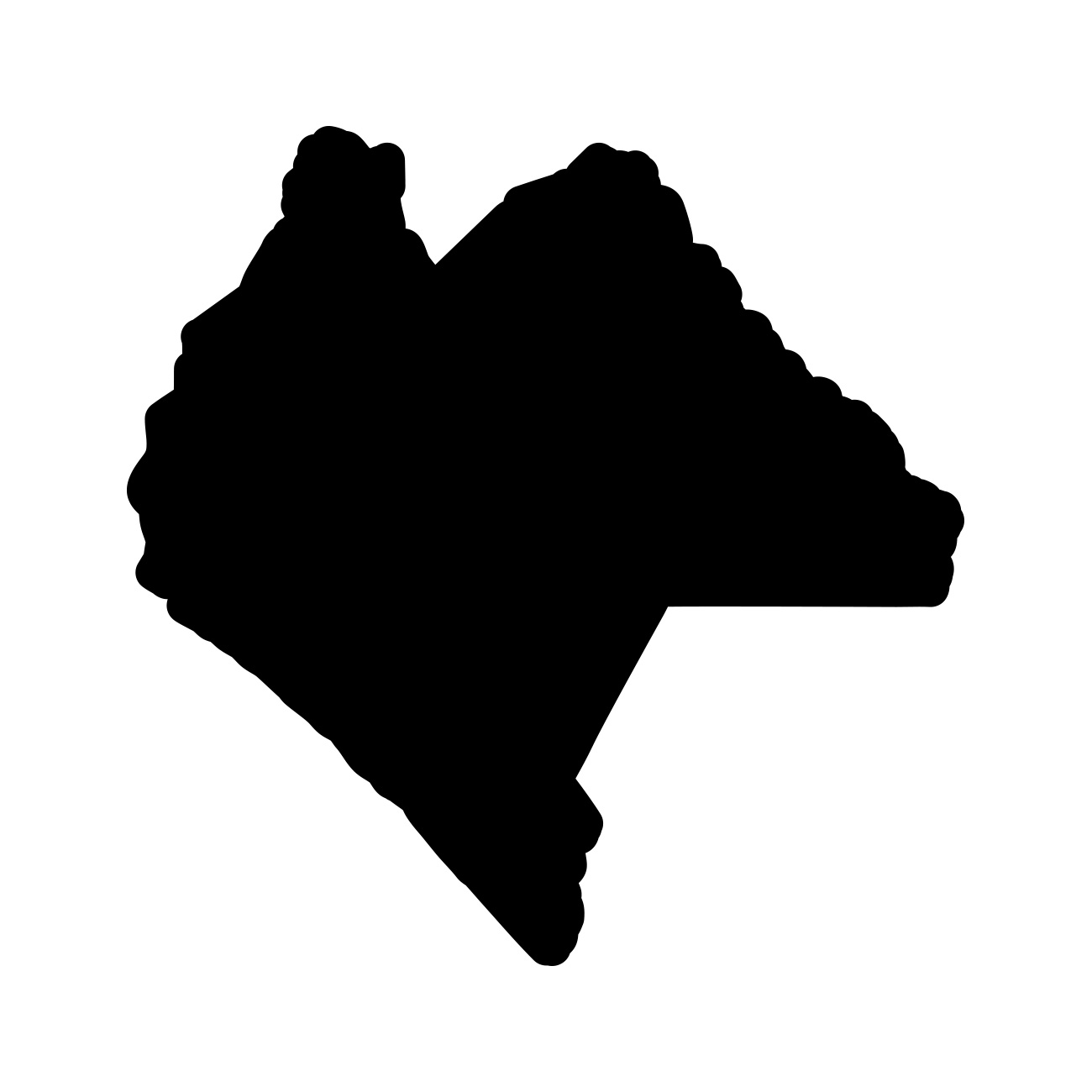 Chiapas State Shaped Sticker Decal Die Cut - Self Adhesive Vinyl - Weatherproof - Made in USA ...