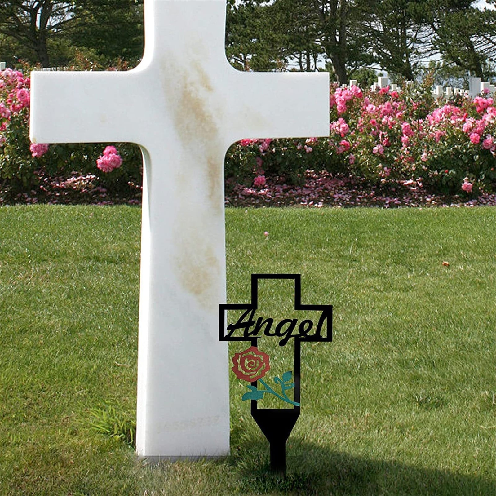 Blank Cross Gravestone