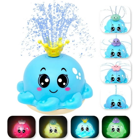 Baby Bath Toys, Spray Water BathToy for Toddlers Kids, Sprinkler Light ...