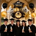 Graduation Decorations Balloons for Class of 2026 Black Gold Confetti ...
