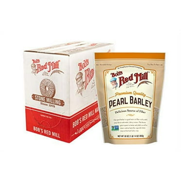 Bob's Red Mill Dry Uncooked Pearl Barley, Premium Quality, 30 oz Pkg ...